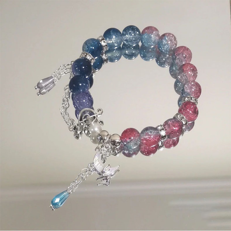 The Daughter of the Sea, Blue Beaded Bracelet, Female Minority, Ice and ...