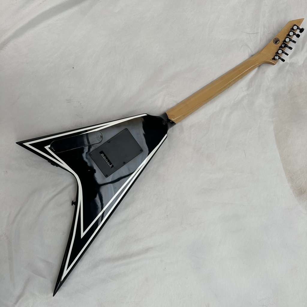 ESP Flying V Electric Guitar 6 String Tremolo Vibrato Bridge Skulls ...
