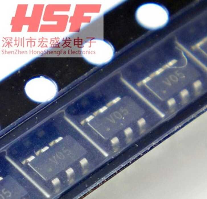 Surface mounted SRV05-4 (V05) diode unidirectional TVS 4-channel 5V ...