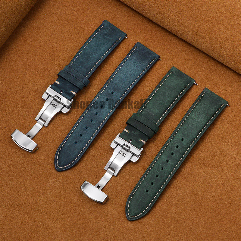 High Quality Genuine Leather Watch Band 14mm 16mm 18mm 20mm 22mm 24mm ...