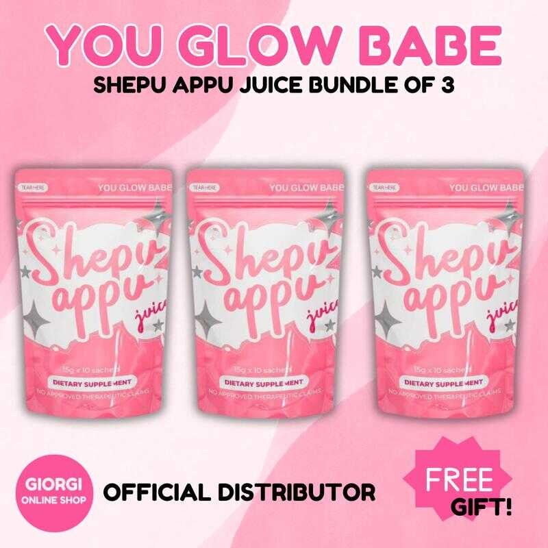 3 PCS Shepu Appu Juice Drink | Collagen Glutathione Whitening | Shopee ...