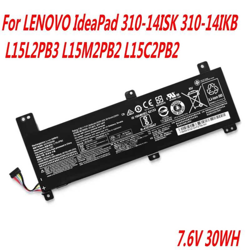 6B NEW L15l2pb2 Laptop Battery For LENOVO Ideapad 310-14Isk 310-14Ikb ...