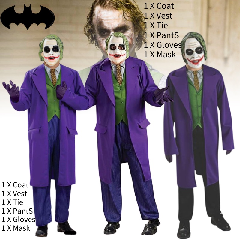 Cosplay Costume Inspired By Dark Knight Joker Heath For Ledger ...