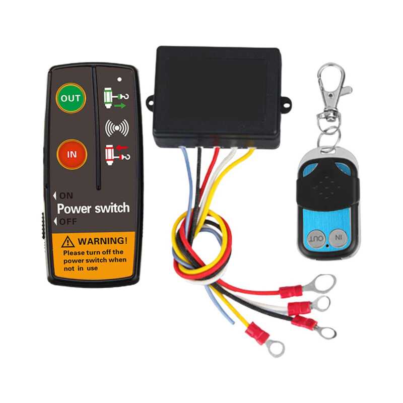 Winch Wireless Remote Control Switch Set Winch Remote Receiver may ...