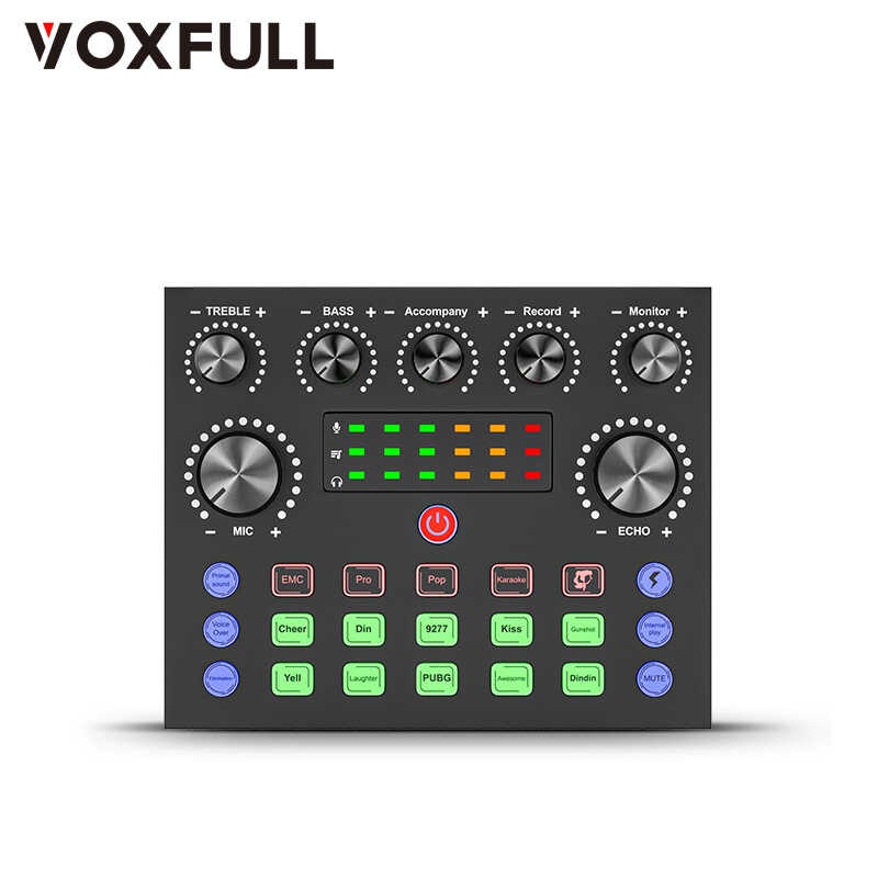 Voxfull V8s Professional Sound Card For Studio Microphone Audio ...