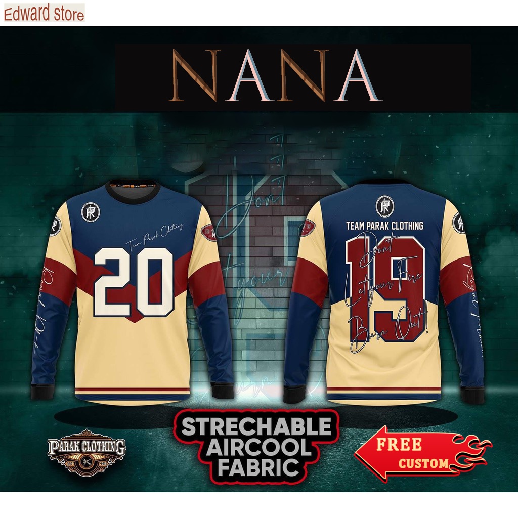 【Edward】(Free custom name and number）PARAK CLOTHING CHICO FULL ...