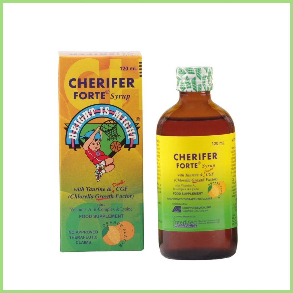 CHERIFER Forte Syrup 120mL Syrup | Shopee Philippines