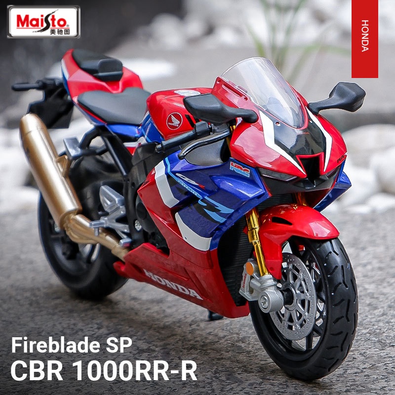 Maisto 1:12 Honda CBR 1000RR-R Fire Blade Alloy Racing Motorcycle Model ...