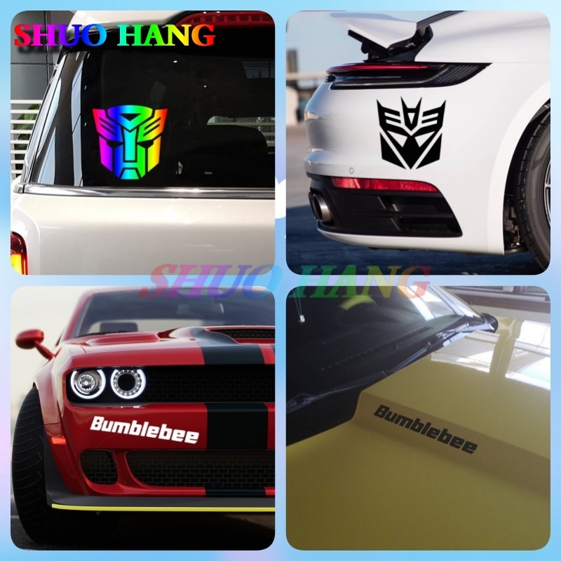 Autobot Bumblebee Decepticon Symbol Vinyl Decal Sticker Car Truck ...