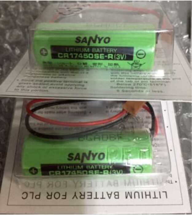 Original Sanyo Cr17450se-R Lithium Battery (3V) SANYO Battery | Shopee ...