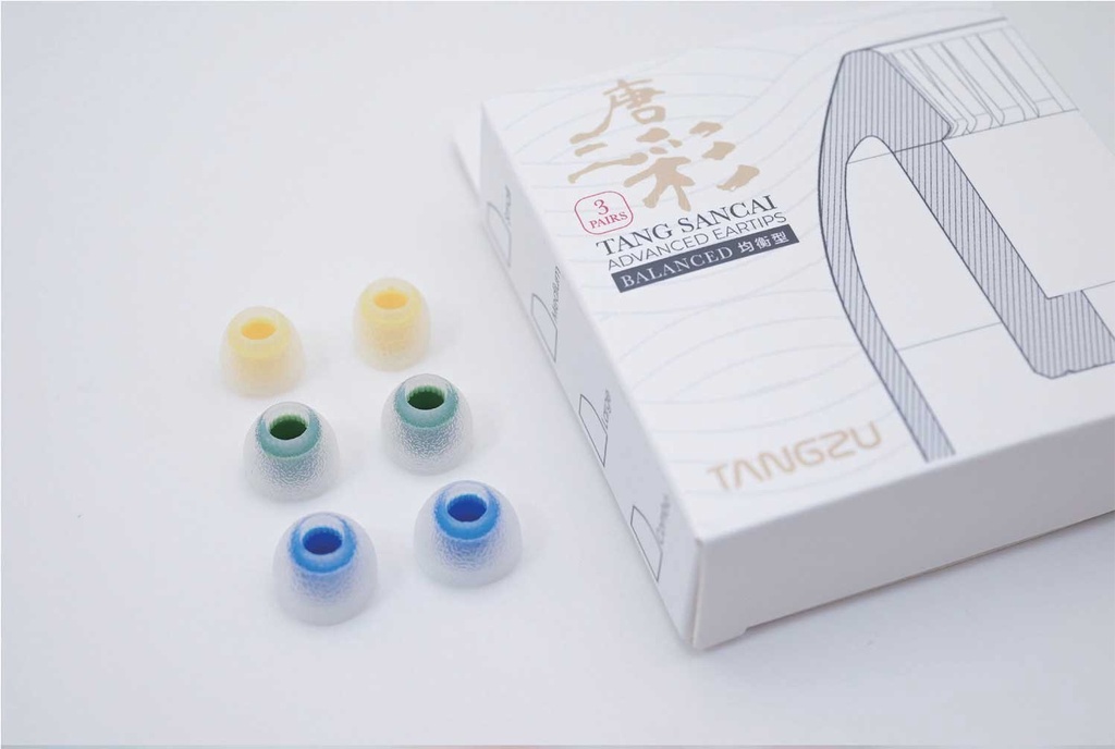 Tangzu Tang Sancai Silicone Earphone Eartips 1 Pairs for S/M/L Size ...