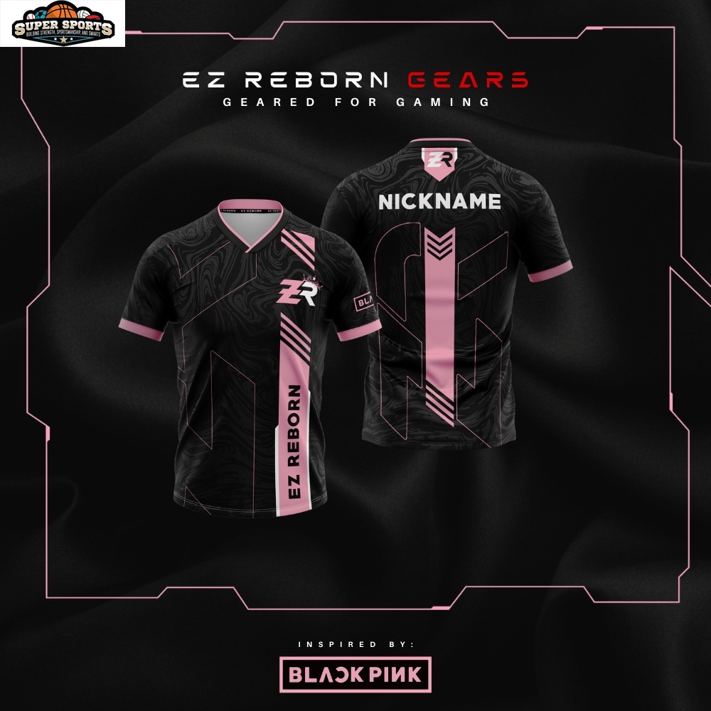 Customizable Esports Jersey EZR Esports V2 BLACKPINK Esports Jersey Ph ...