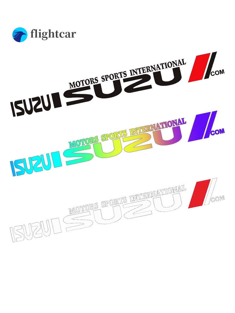 （FT）2pcs Car Door Sticker Car Badge Decoration Sticker For Isuzu D-MAX ...