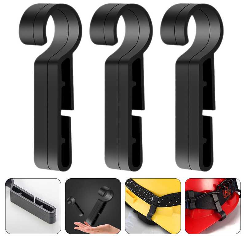 50Pcs Headlamp Hooks Clips Safety Headlight Clips Hard Hat Clips Para ...