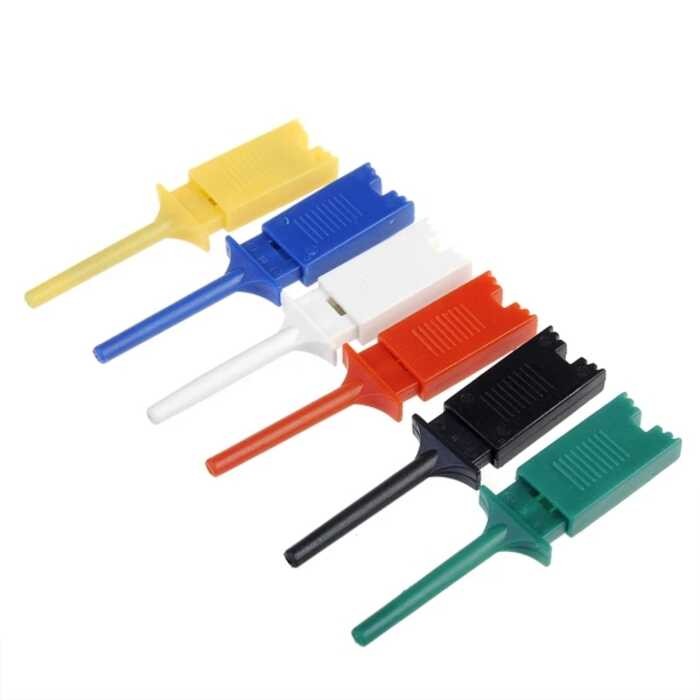 Hook type clip, instrument power testing hook, multimeter, flat body ...