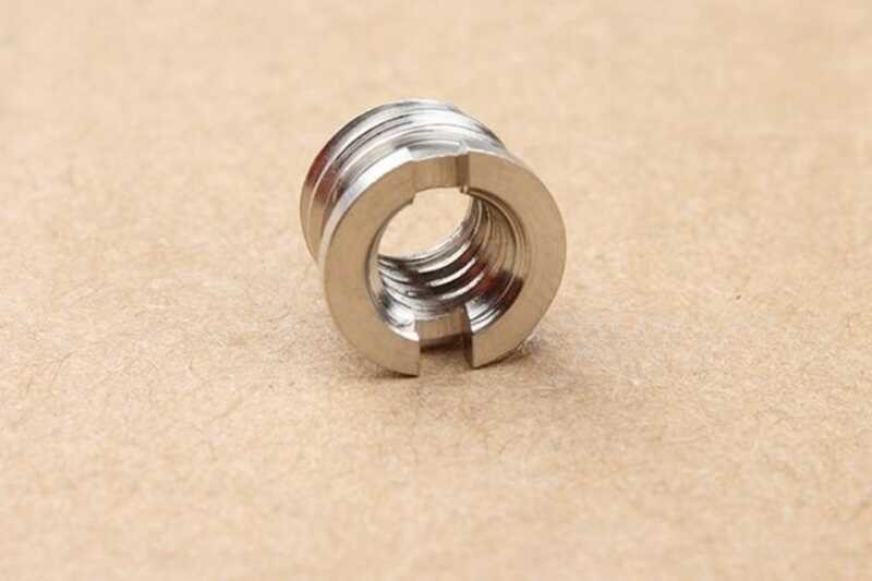Conversion screw inner and outer teeth 1/4 3/8 quick mounting plate pan ...