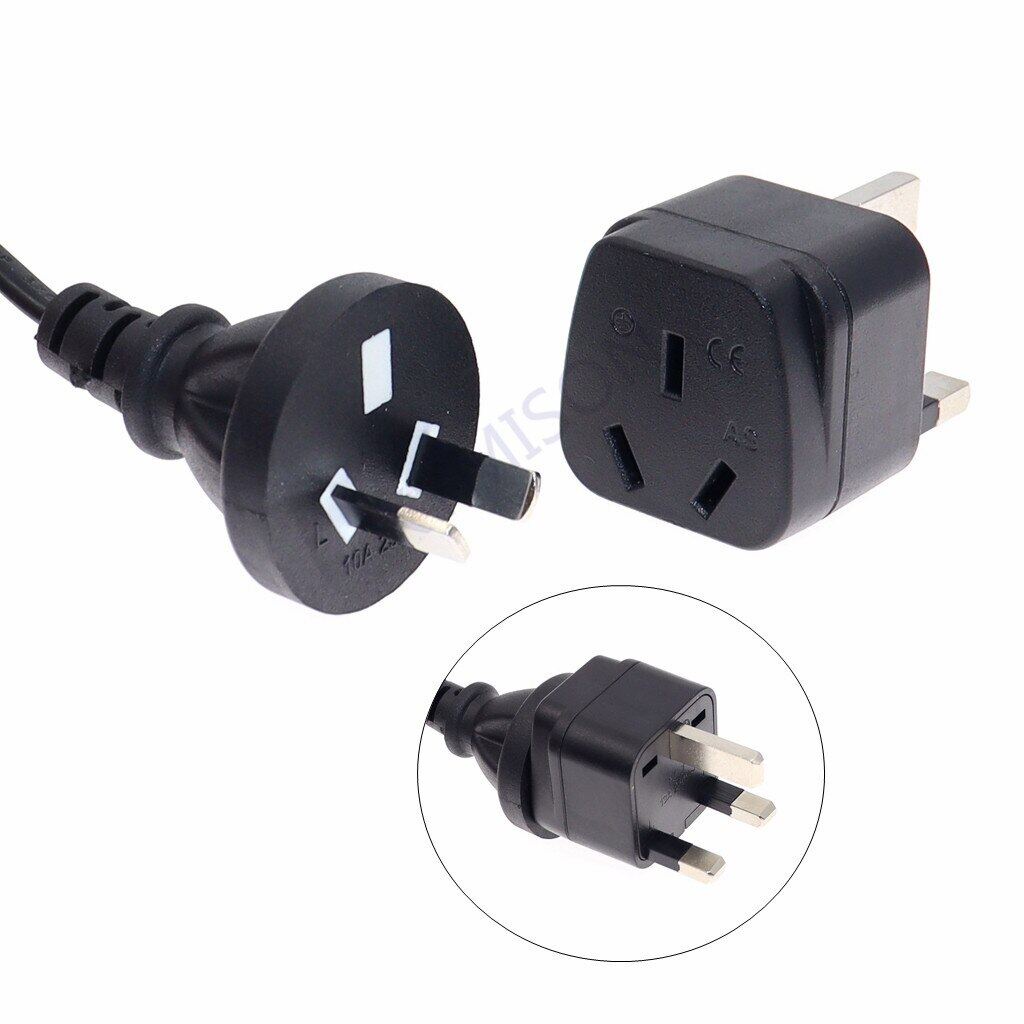 AU 2Pin 3 Pin To UK Plug Adapter Australia To UK Type-G Converter ...