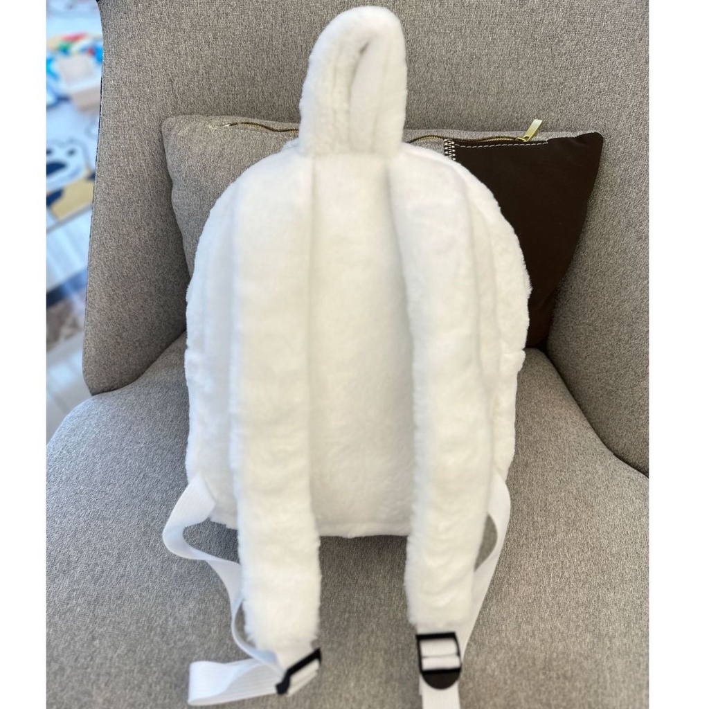 Cute Furry Plush Backpacks Bag Kuromi Girls Backpacks | Shopee Philippines