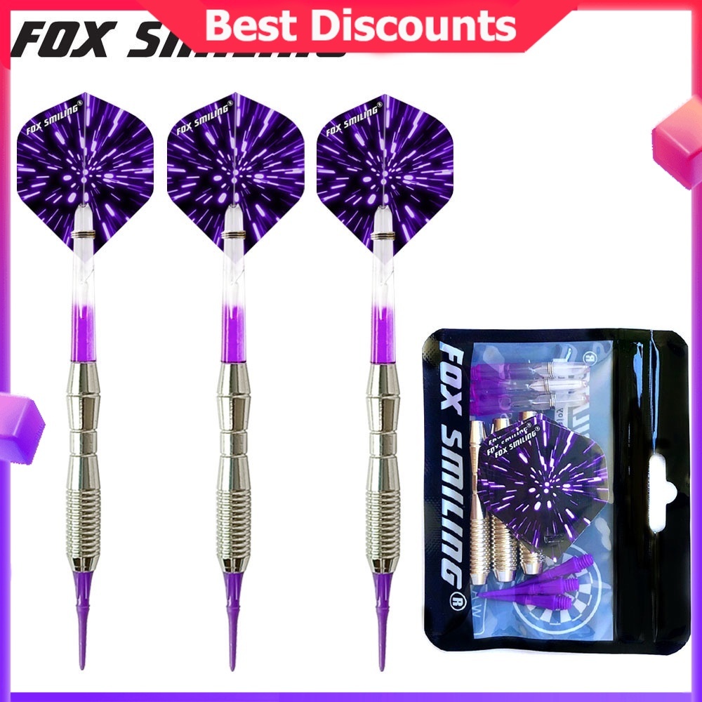 Fox Smiling 3PCS Soft Tip Darts Pin 18g Professional Electric Safety ...