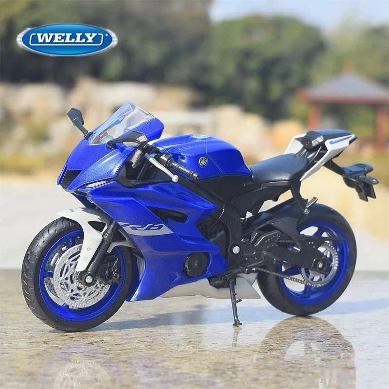Welly 1:18 Yamaha YZF-R6 Alloy Racing Diecast Simulation Metal Street ...