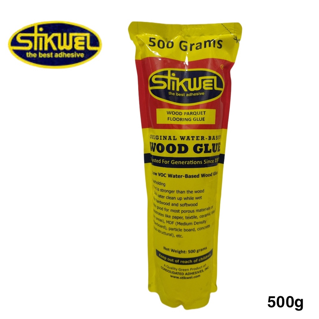 Stikwel Wood Parquet Flooring Glue Water Based Wood Glue - 250g / 500g ...