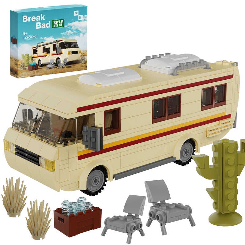MOC Special Link 2023 New Breaking Bad Car Building Blocks Vehicle Kit ...