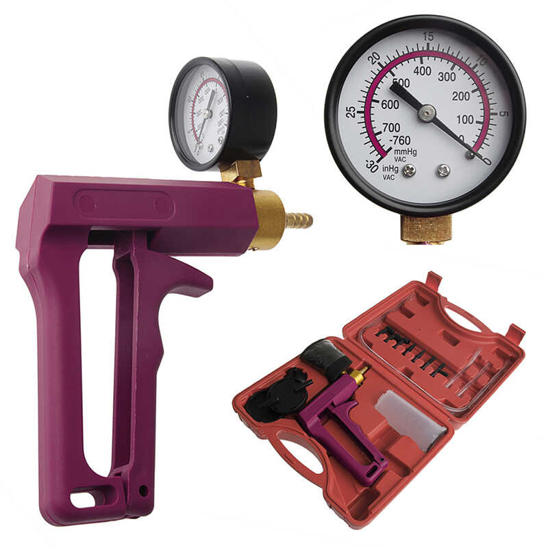 para sa Cars Motorcycles Hand Held Vacuum Tester Brake Bleeder Gauge ...