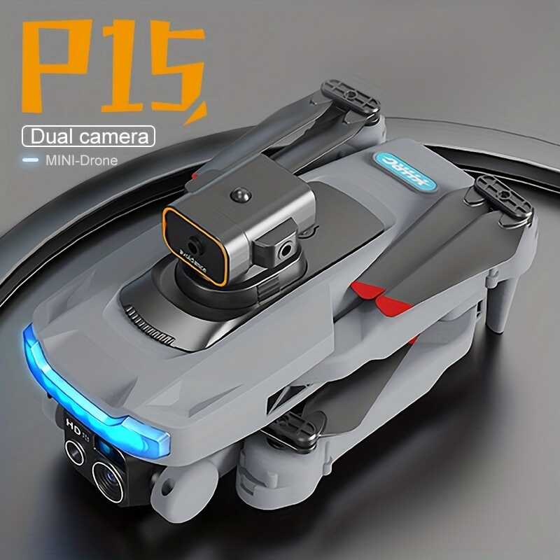 Bagong P15 Grey Mini Drone HD Dual ESC Camera gamit ang 1/2/3 Battery ...