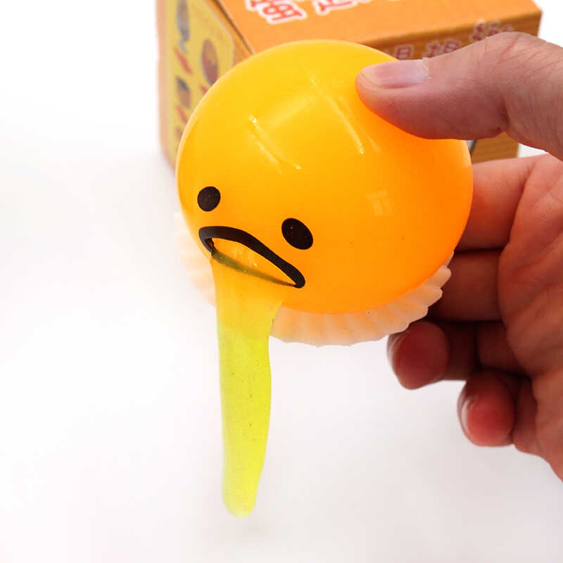 Malungkot Ball Yellow Pinch Squeeze Toy To Release Stress And Prank ...