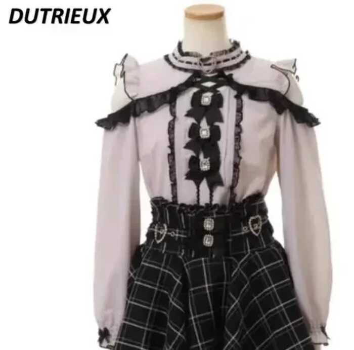Japanese Style Short Sleeve Tops For Women Mine Mass-Produced ...