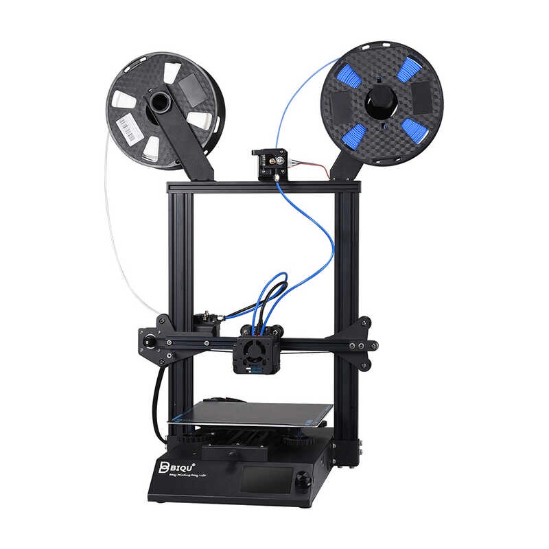 BIQU 2 In 1 Out Dual Color Hotend Upgrade Kit 3D Printer Extrusion Head ...