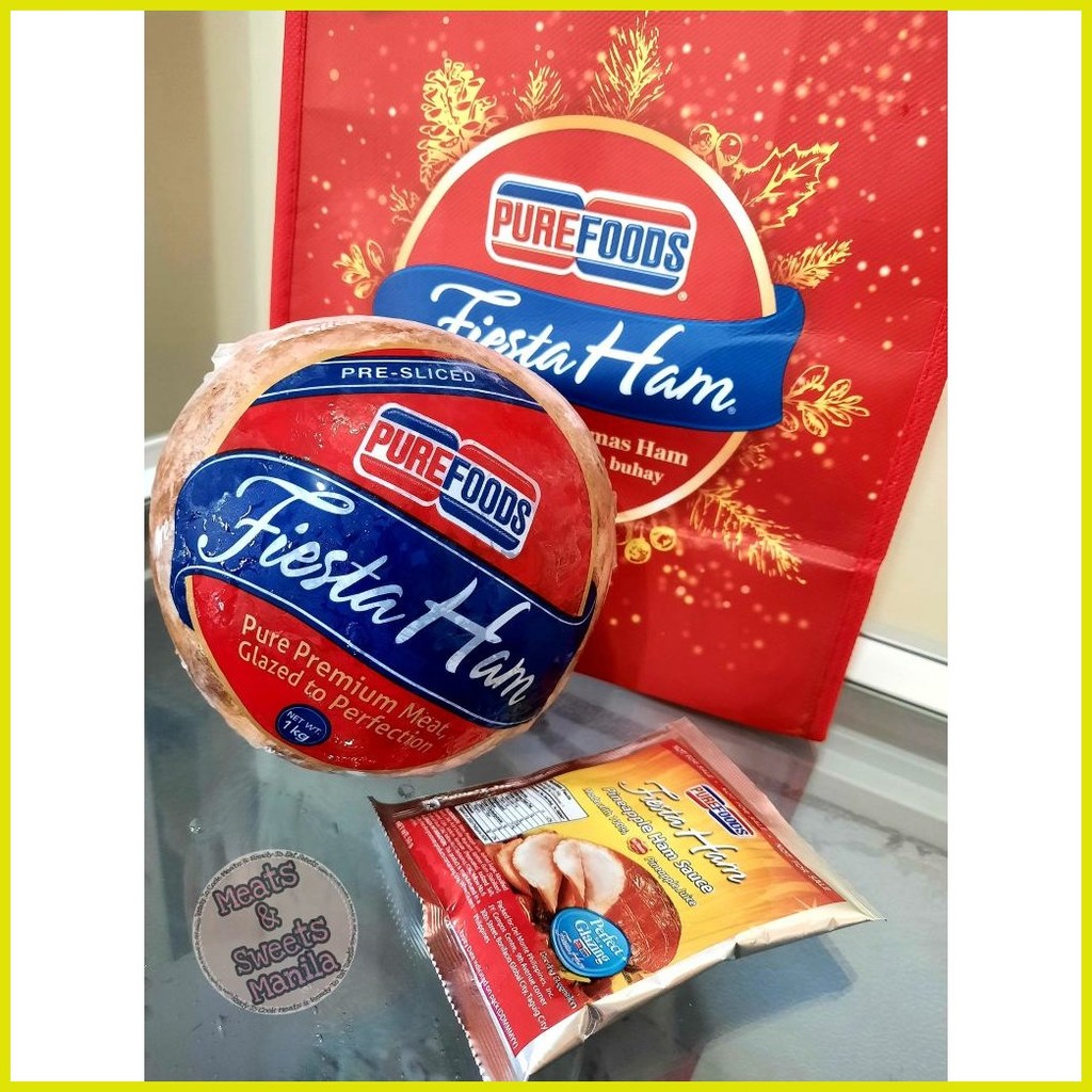 Purefoods fiesta ham christmas ham 1kg | Shopee Philippines