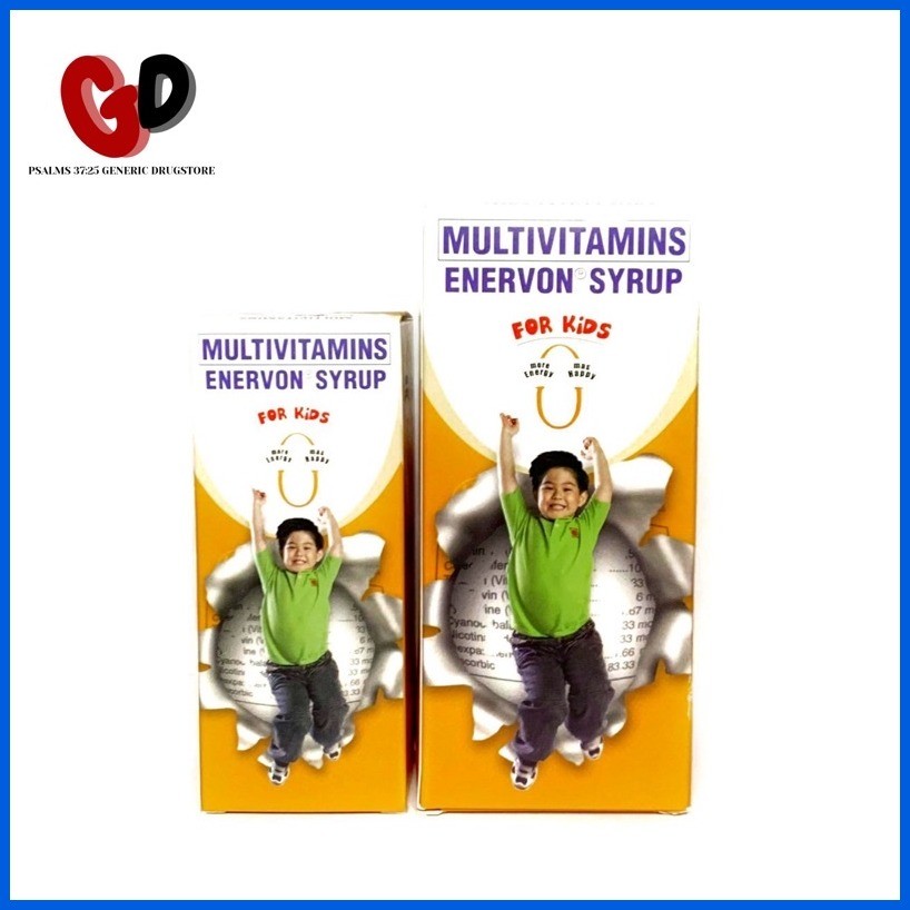 Enervon® Syrup for Kids (Multivitamins) | Shopee Philippines