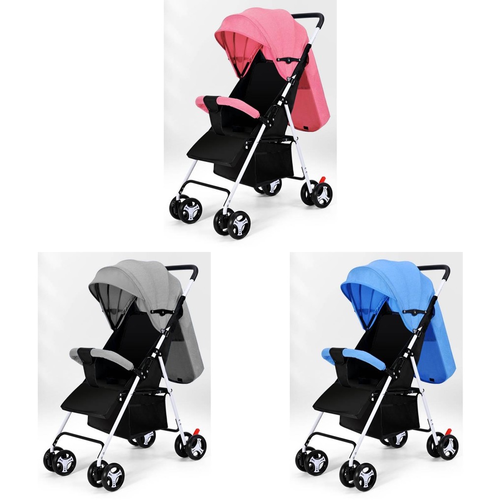 Folding Baby Compact Stroller With Adjustable Backrest Ideal For ...
