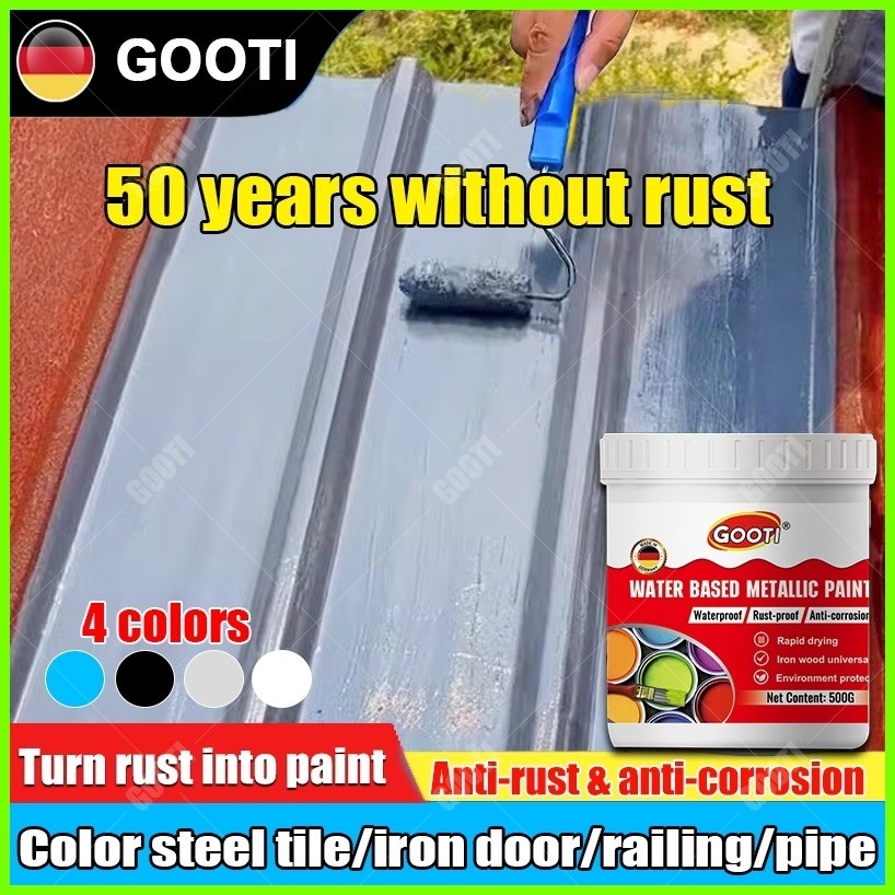 No Need to Polish Anti Rust Paint for Metal 500g/1000g Rust Remover ...