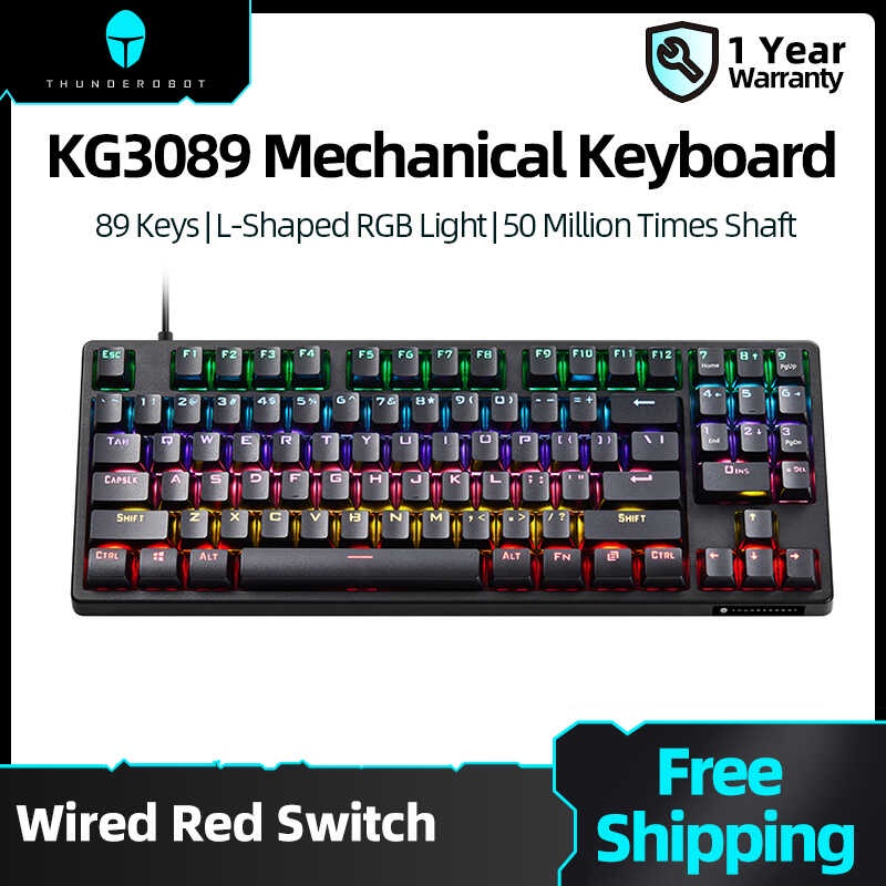 ThundeRobot KG3089 Wired Gaming Keyboard With Digital Zone 89 keys ...