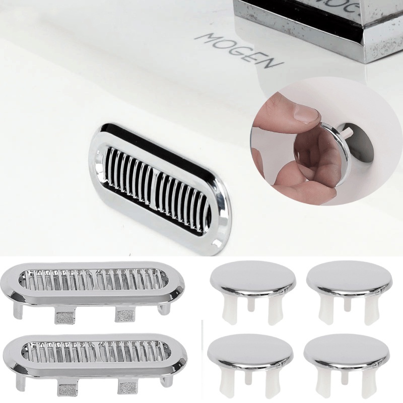 22-24mm Universal Wash Basin Overflow Ring Plug - Replacement Basin ...