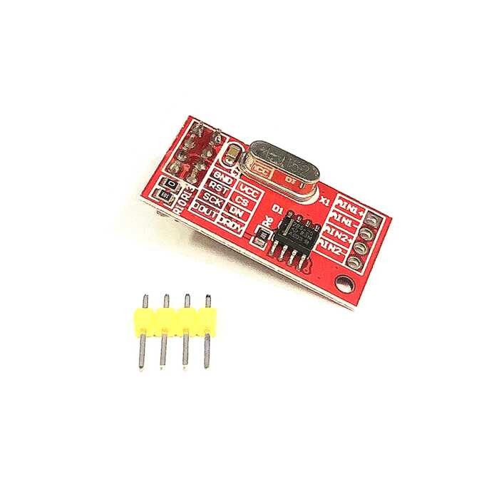 AD7705 Dual 16 bit ADC Data Acquisition Module Input Gain Programmable ...