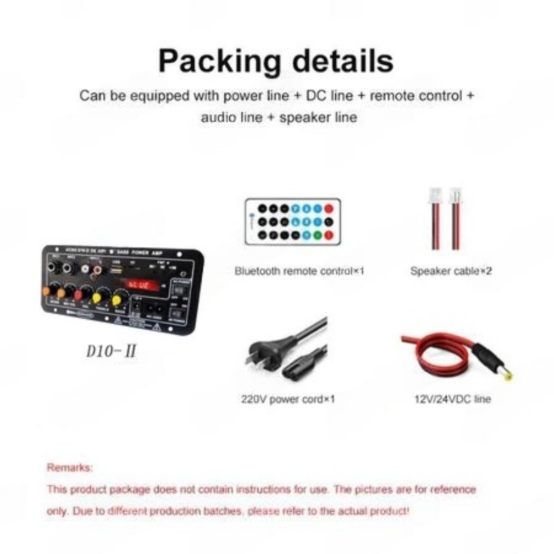 D10-Ⅱ Display 8-12 Inch Speaker AC220V DC12V-24V Subwoofer Digital ...