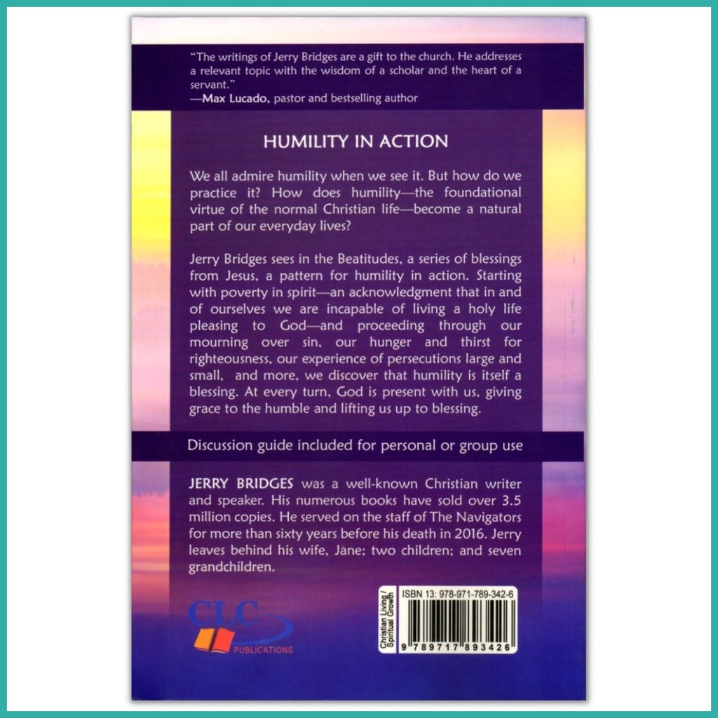The Blessing of Humility - Jerry Bridges | Shopee Philippines
