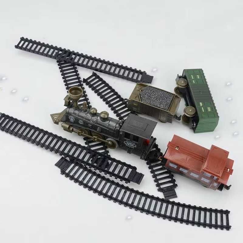 Powered Battery Retro Steam Model Puzzle Assembly Toys Electric ...