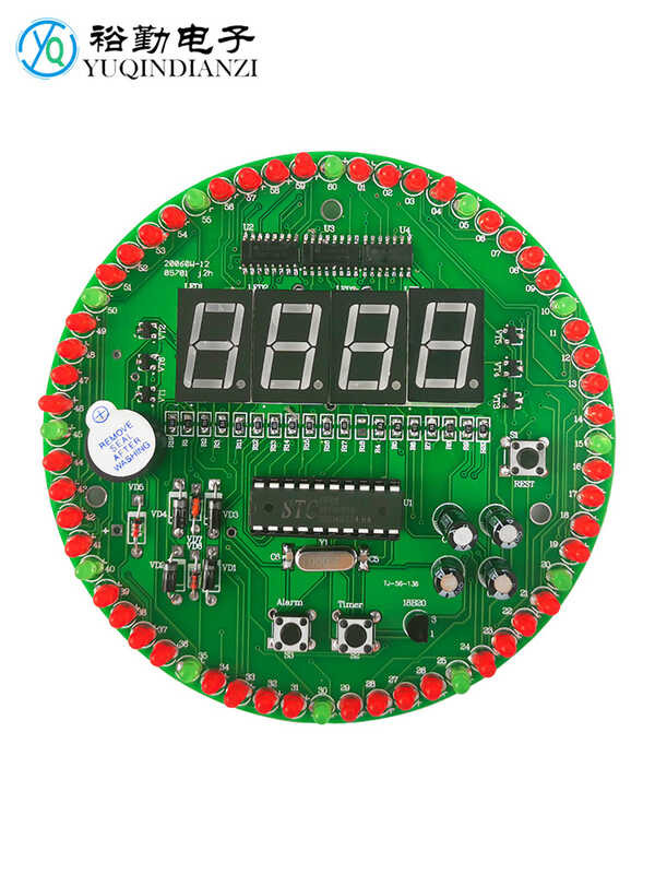 Assembly and Debugging of 60s Rotating Electronic Clock Circuit -60 ...
