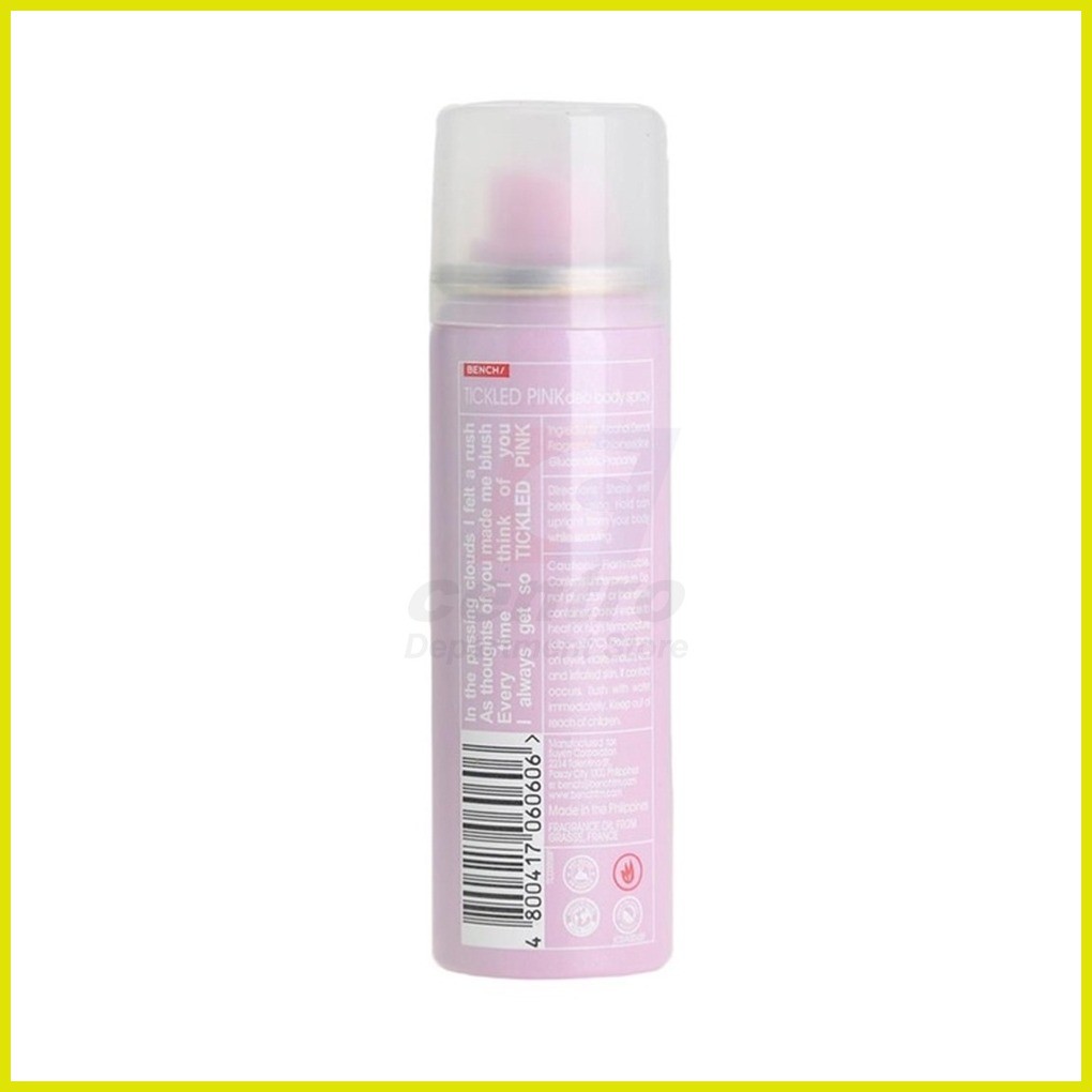 § ∈ Bench Tickled Pink Body Spray 50ml (CEM) | Shopee Philippines