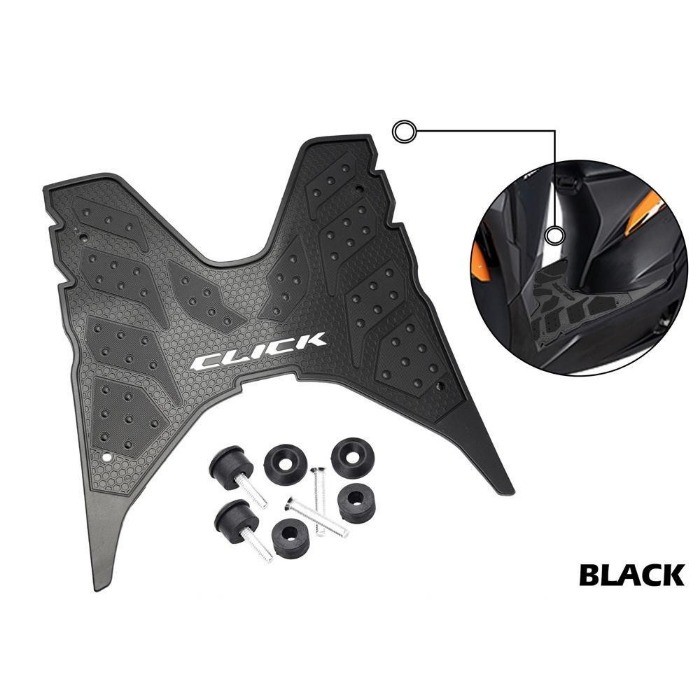 Honda Click Rubber 125i /150i Footboard Matting with Bolts for CLICK V1 ...