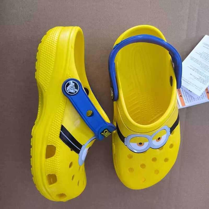 LY Minions Hole Sandals Stuart Dave Slippers Sandals Anime Home Beach ...