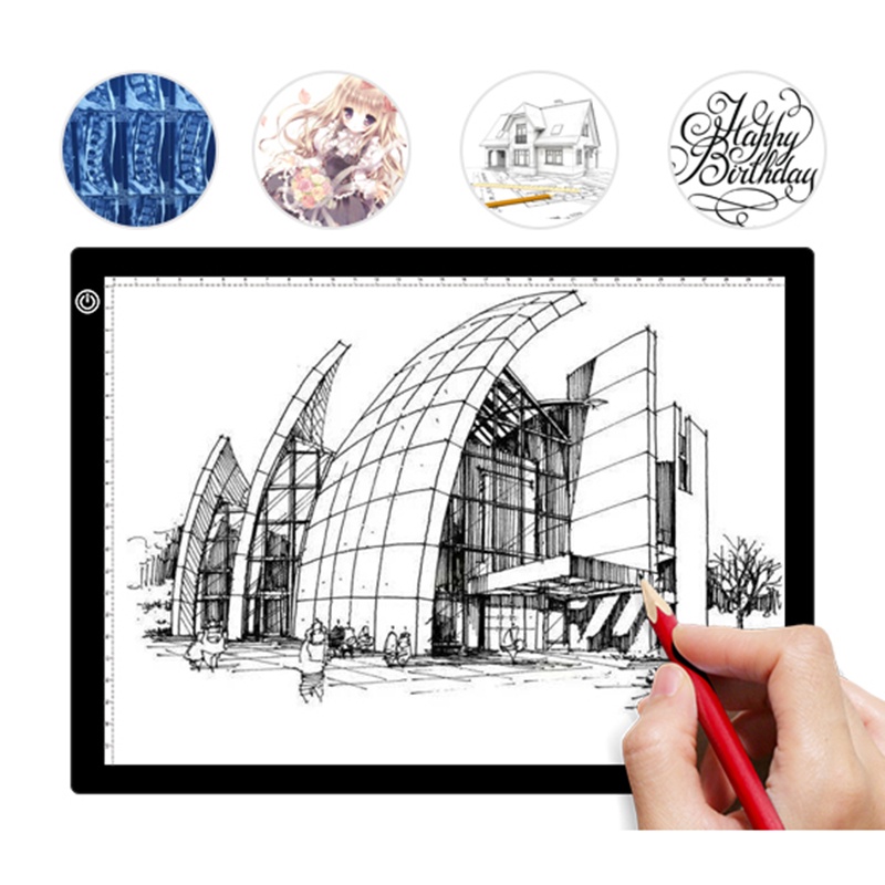 A4/A3/A2 Drawing tablet wacom Digital Graphic Tablet LED Diamond ...