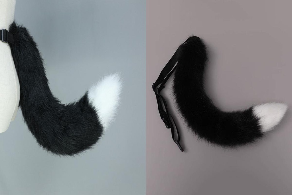 DUO| Faux Fur Tail Cosplay Costume Props Cosplay Fox Tail Japanese ...