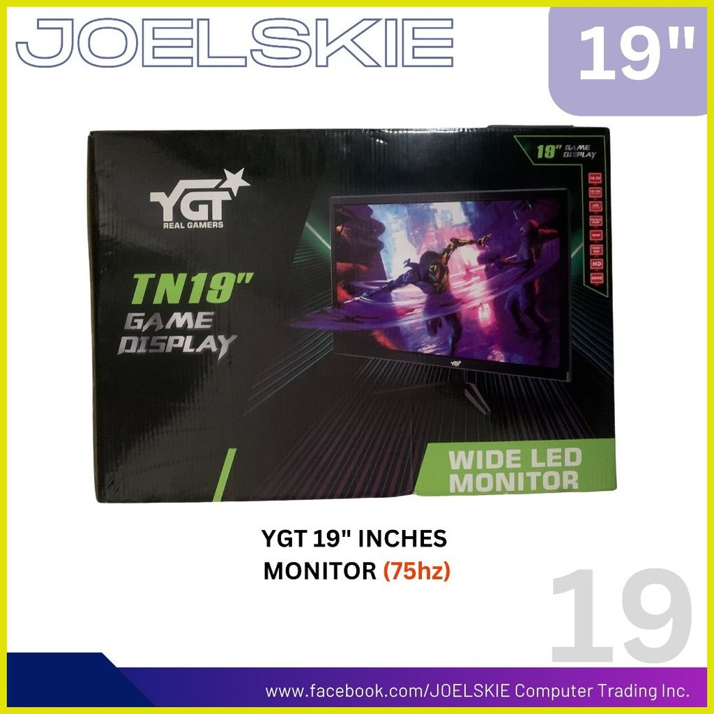 ⭐ YGT SLIM TN24 FHD/21.5 FHD/TN20/TN19 GAME DISPLAY WIDE LED MONITOR ...