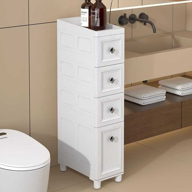 14/18/22cm ultra narrow crevice storage cabinet drawer style bathroom ...