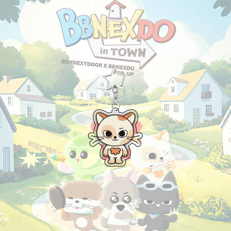 Kpop Idol BOYNEXTDOOR BBNEXDO Keyring Cute Cartoon Style Transparent ...